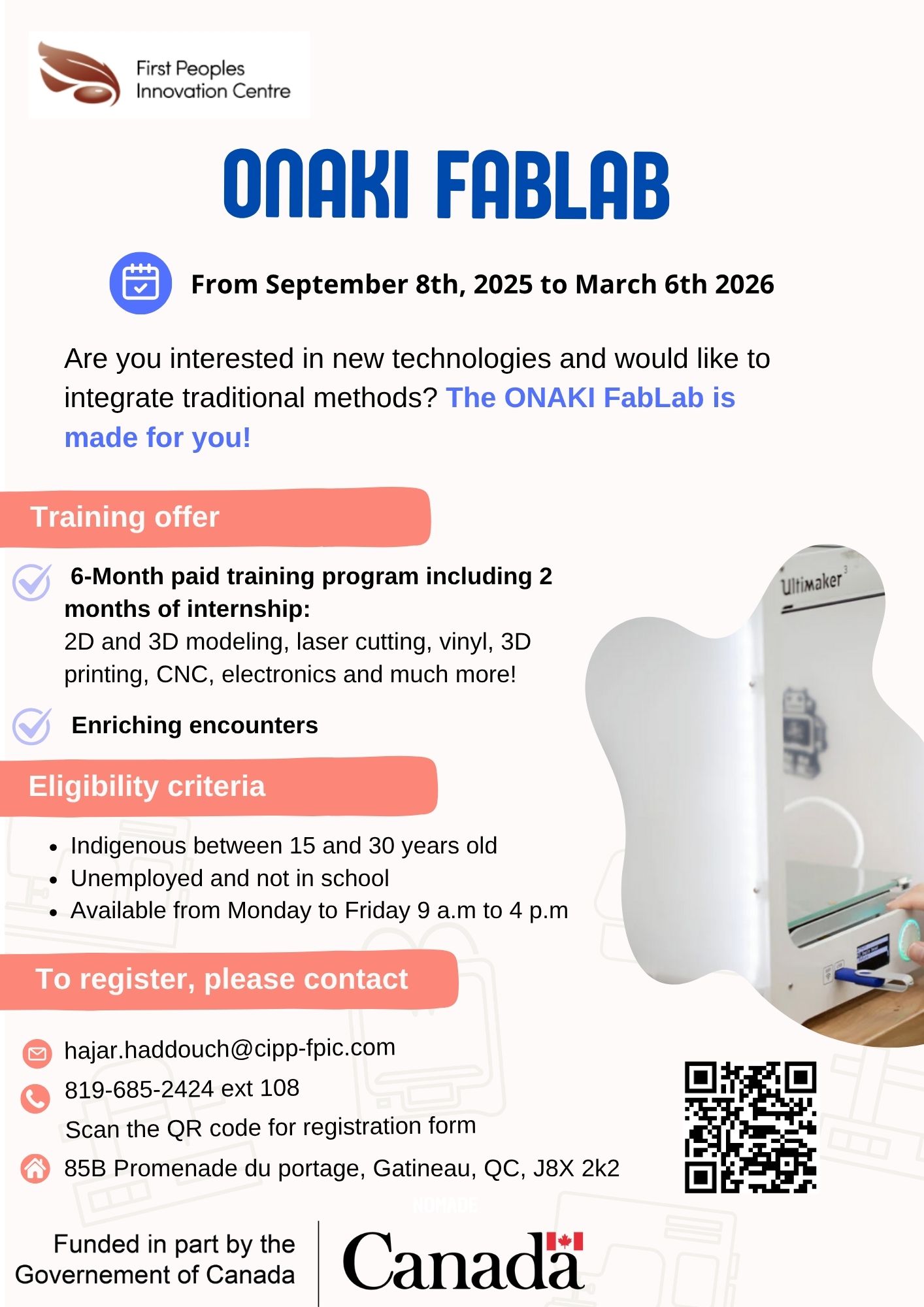 Participate in the Onaki FabLab